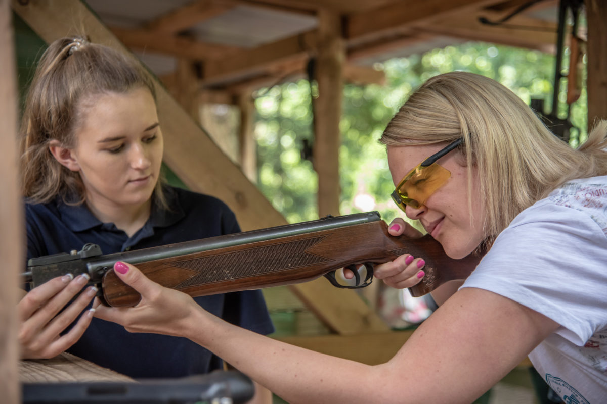 Target Shooting at Oaker Wood, pistols, crossbows & rifles