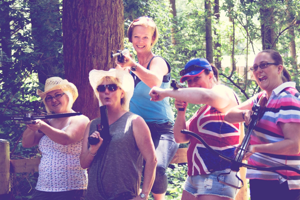 Target Shooting at Oaker Wood, pistols, crossbows & rifles