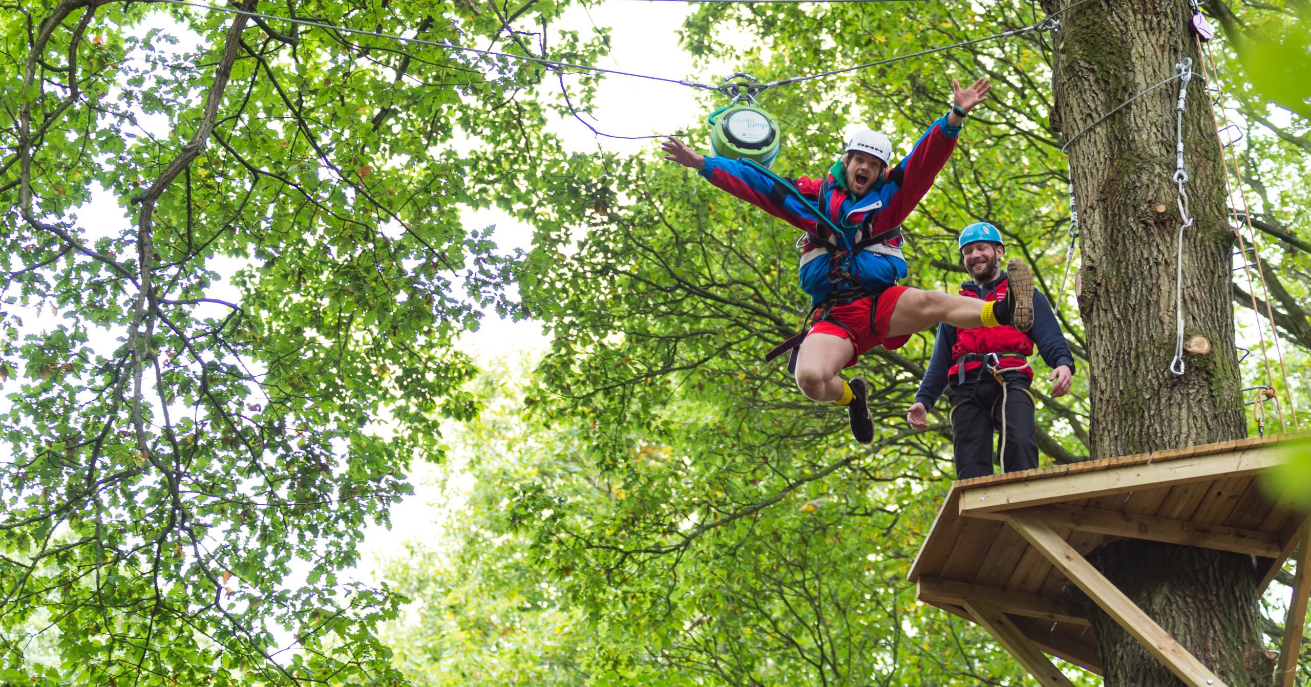 High Ropes Adventure - Oaker Wood Leisure, Herefordshire